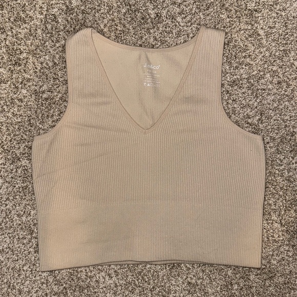 J.o&co | Tops | Tan Cropped Tank Top | Poshmark
